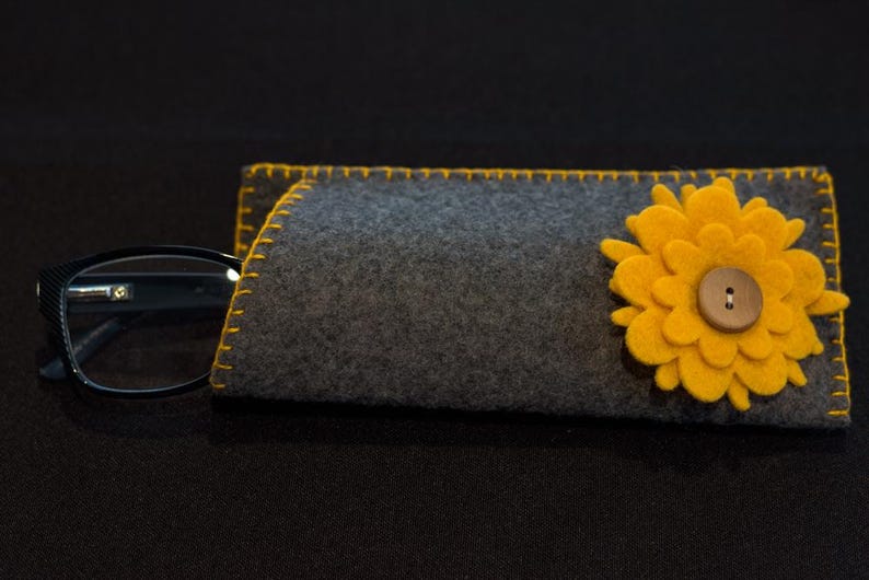 Handmade Felt Eyeglass Case - Etsy