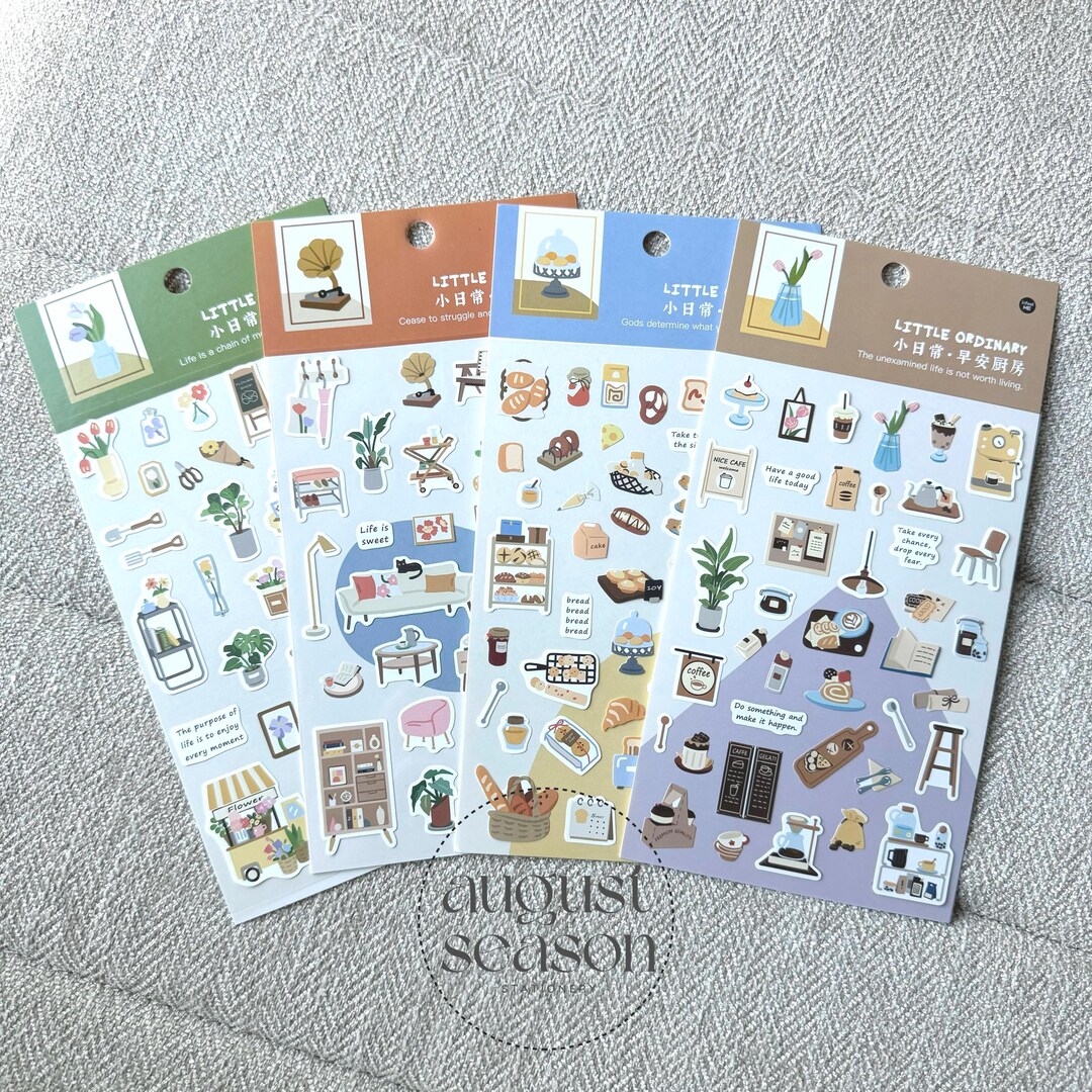 Infeel Me | Little Ordinary Stickers - Set of 4 | FREE SHIPPING - Etsy