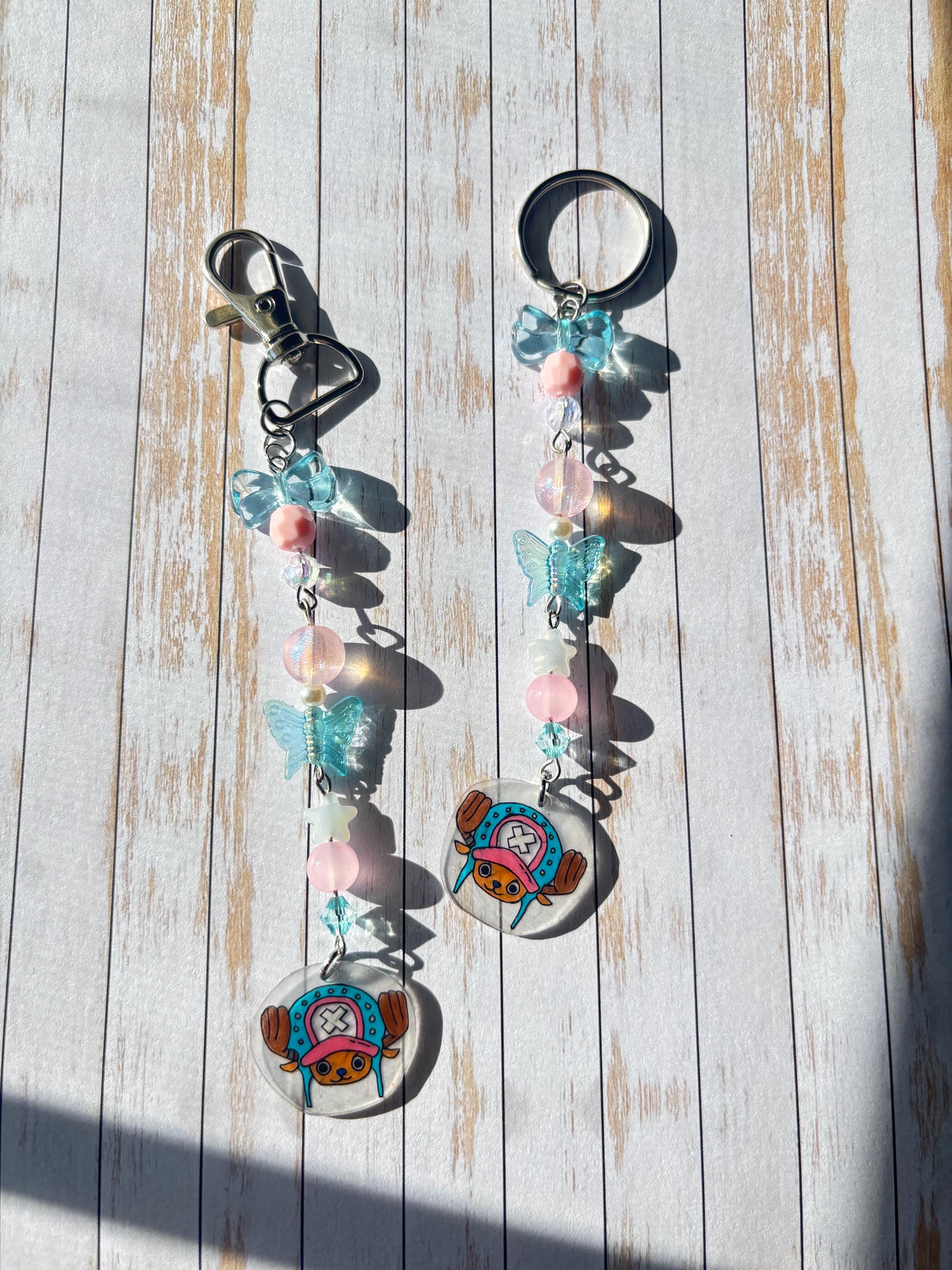 Tony Chopper Charm Keychain - Etsy