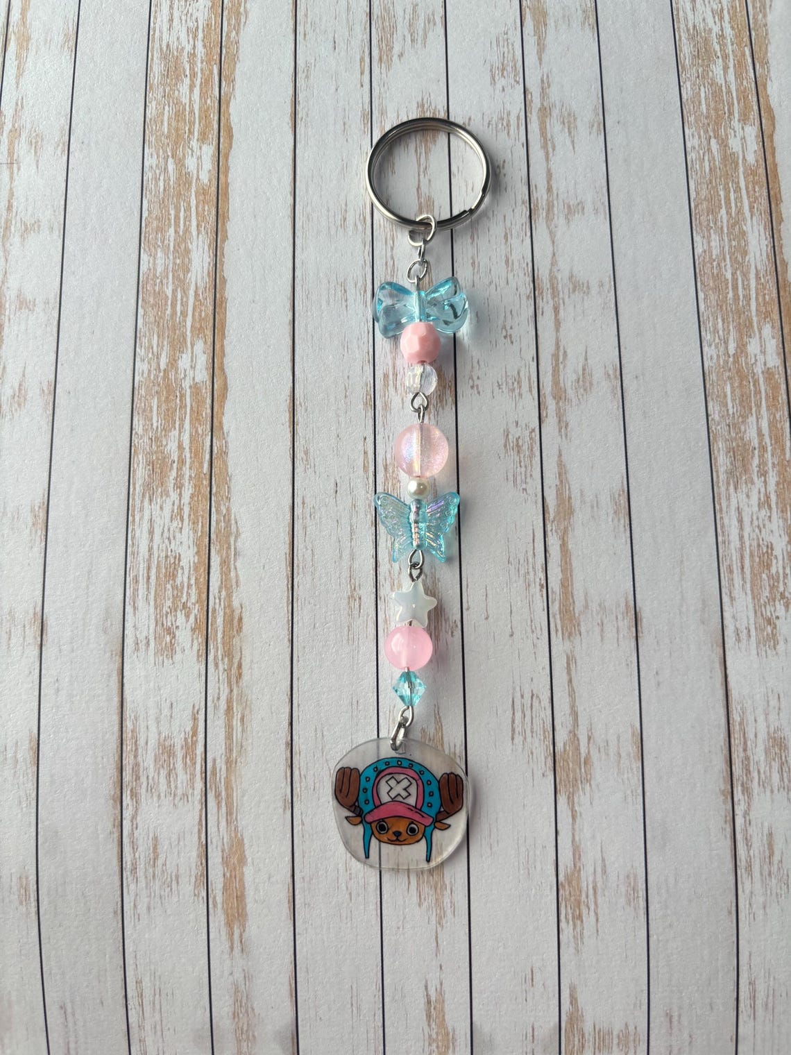 Tony Chopper Charm Keychain - Etsy