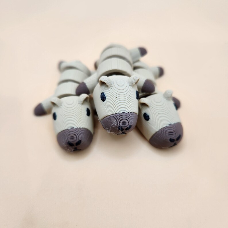Cute Capybara Articulated Animal Fidget Toy Three Pack Fun Gift for ...