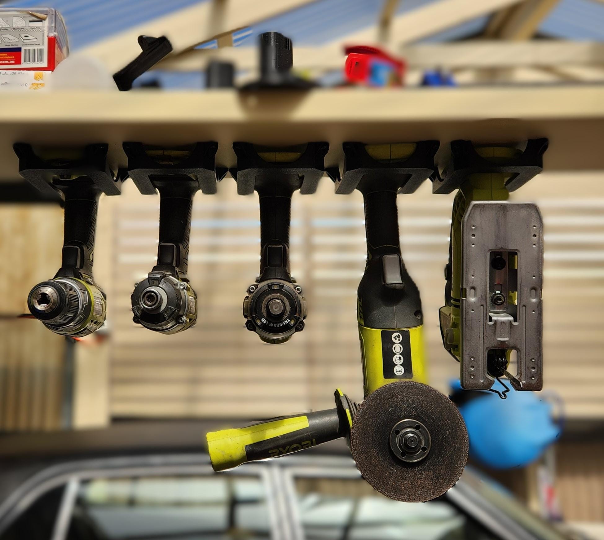 Ryobi Tool Mount for Organised Garage Storage - Ideal Gift for the ...