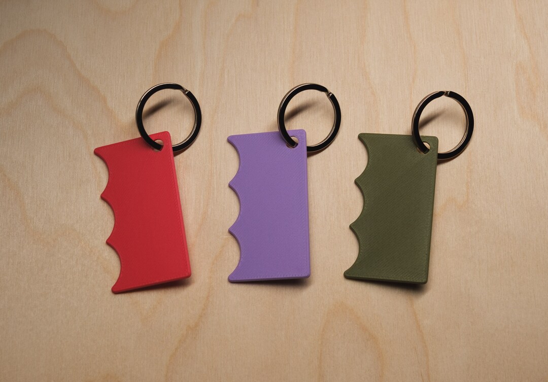 Mini Pottery Rib Keychain: Functional Bubble Vase Tool - Etsy