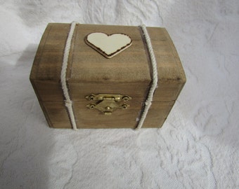 Beachy Coastal Nautical Shabby Chic Rustic Wedding Ring Box | Etsy