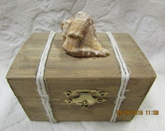 Beachy Coastal Nautical Shabby Chic Rustic Wedding Ring Box - Etsy