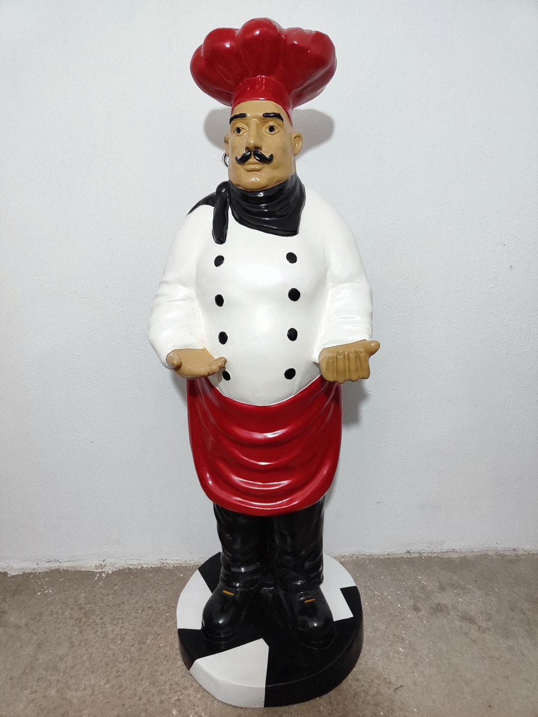 Chef,man,statue,sculpture,outdoor Decor,decoration,office,restaurant ...
