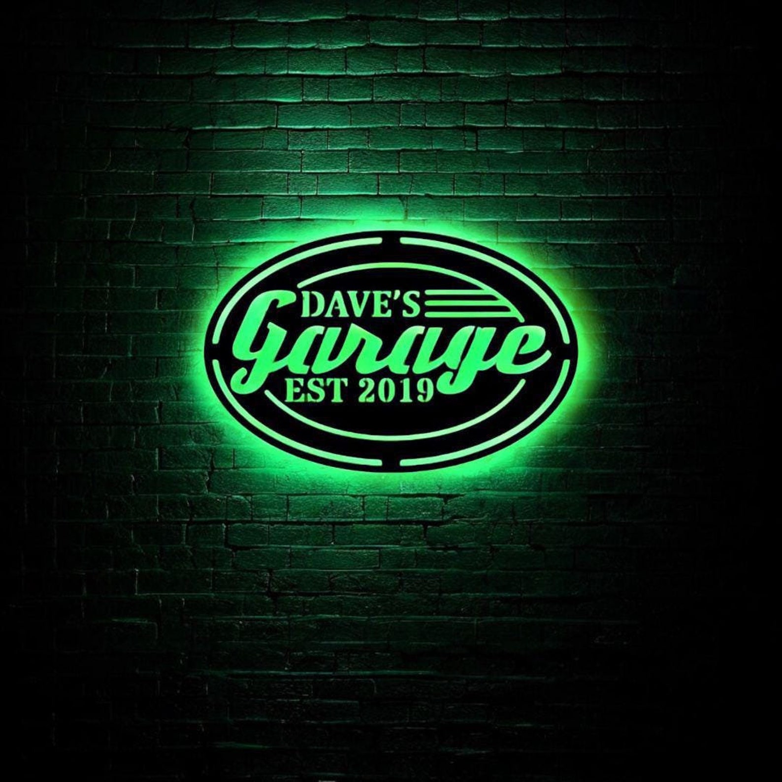 Custom Garage Led Sign , Garage Neon Sign Personalized Light , Garage ...