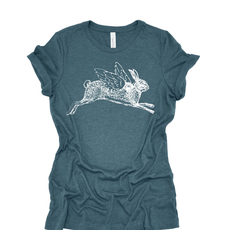 Rabbit T Shirt - Etsy