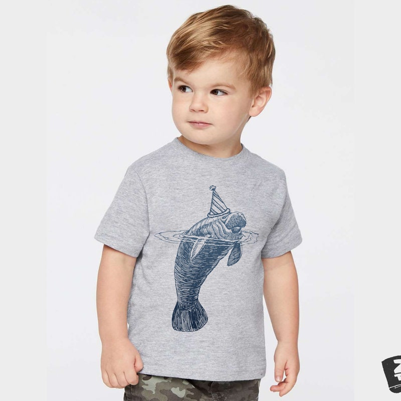 Birthday Manatee Shirt - Etsy