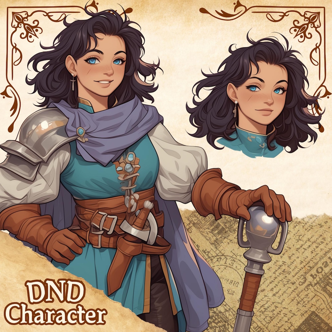 Fantasy Character Commission | Custom Dnd Character L Dnd Character ...