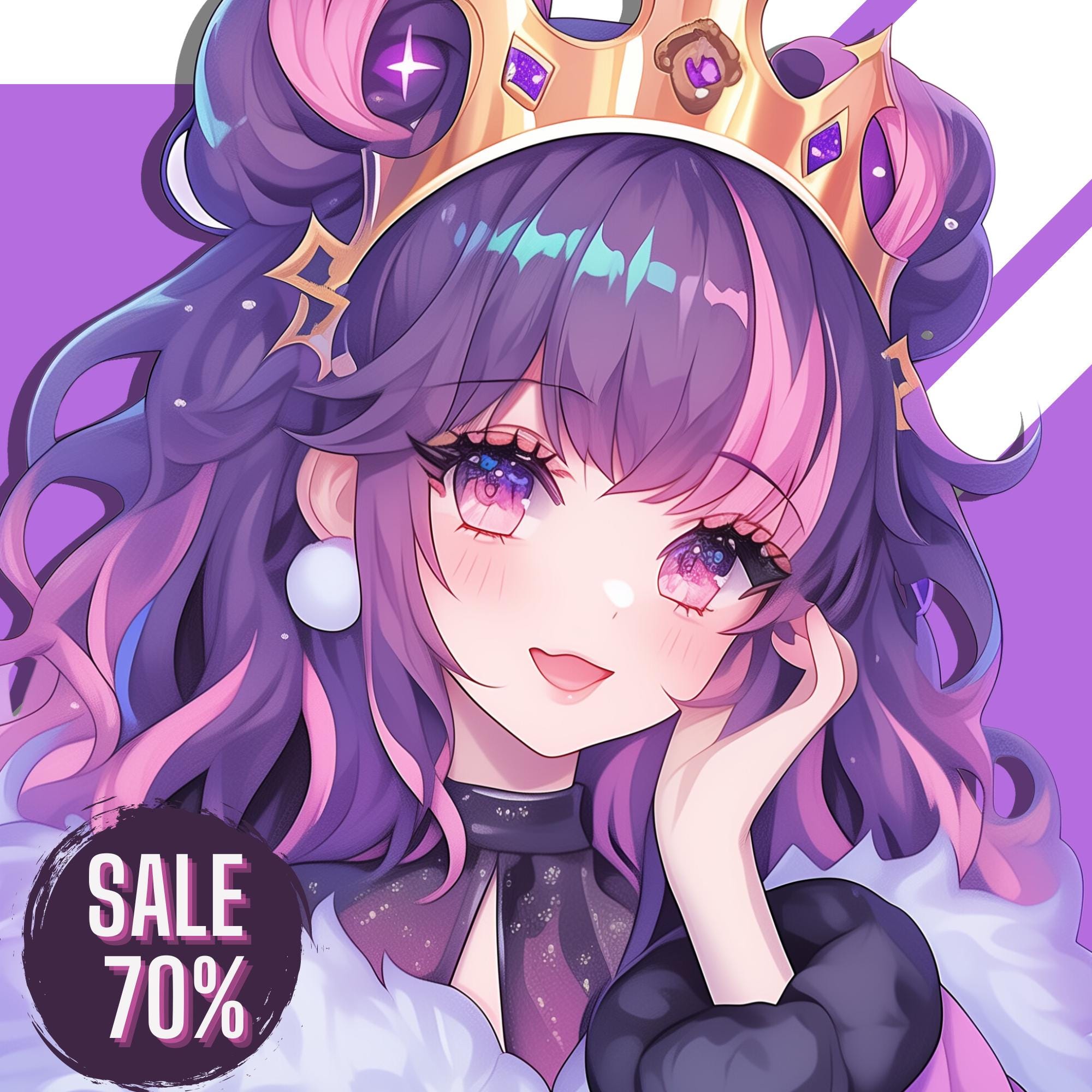 Custom Anime Manga Character Custom Anime PFP Original Anime Art for ...