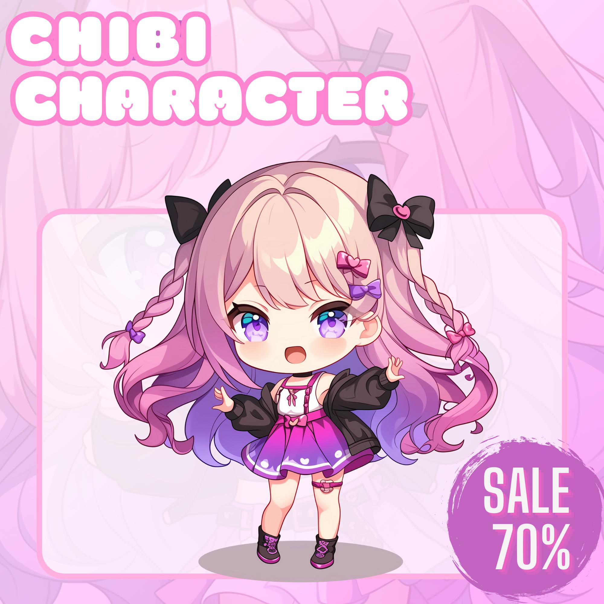 Chibi PNG Chibi Cartoon Chibi Fanart Chibi Emotes Custom Chibi Anime ...