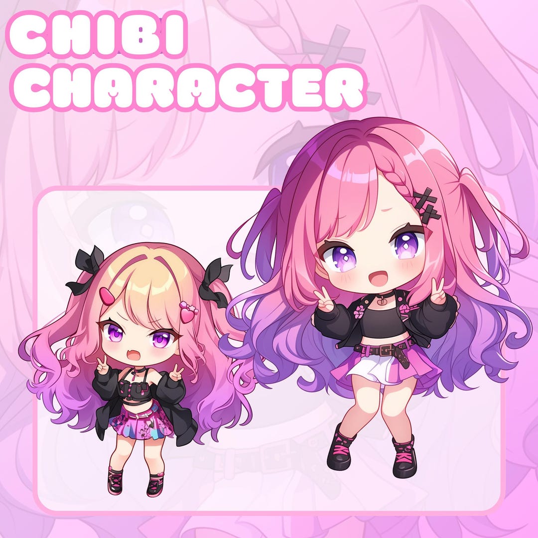 Chibi PNG | Chibi Cartoon | Chibi Fanart | Chibi Emotes | Custom Chibi ...