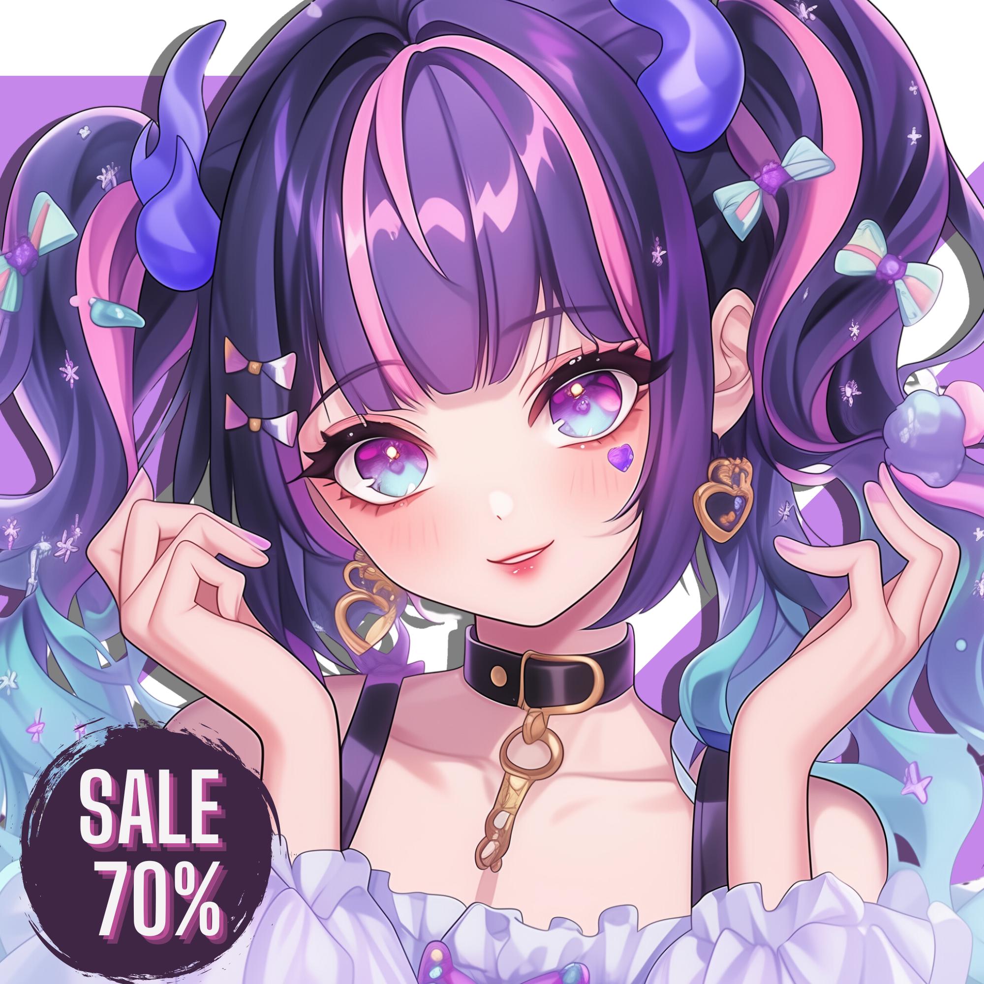 Custom Anime Manga Character Custom Anime PFP Original Anime Art for ...