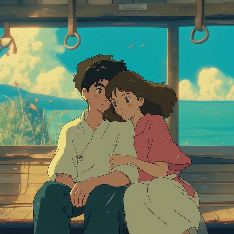 Custom Ghibli Style Portraits, Family Ghibli Portraits, Turn You Into a ...