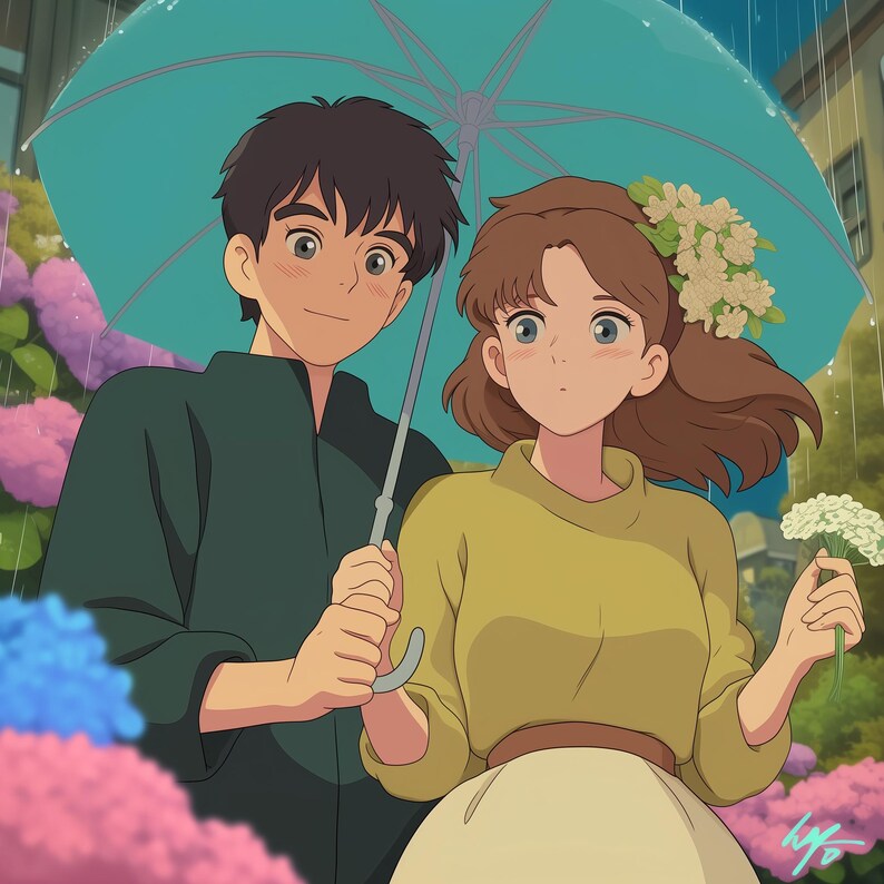 Custom Ghibli Style Portraits, Family Ghibli Portraits, Turn You Into a ...