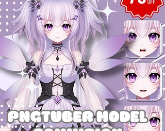 Custom Pngtuber Pngtuber Character Pngtuber Live2d Commission Live2d ...