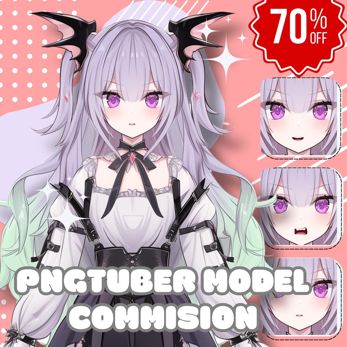 Custom Pngtuber Pngtuber Character Pngtuber Live2d Commission Live2d ...