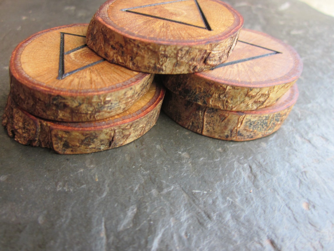 Unique Natural Wood Element Symbols English Oak Portable - Etsy