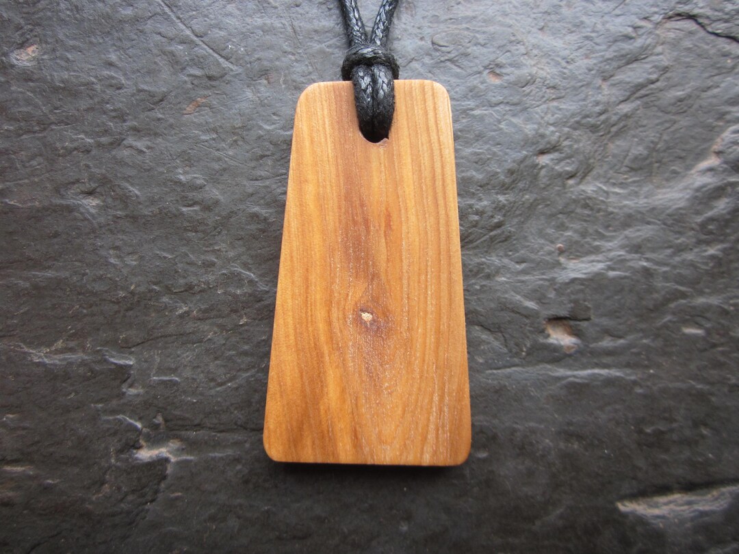 Natural Wood Pendant - Rowan/luis - Unique Ogham "secret Sigil" Design ...