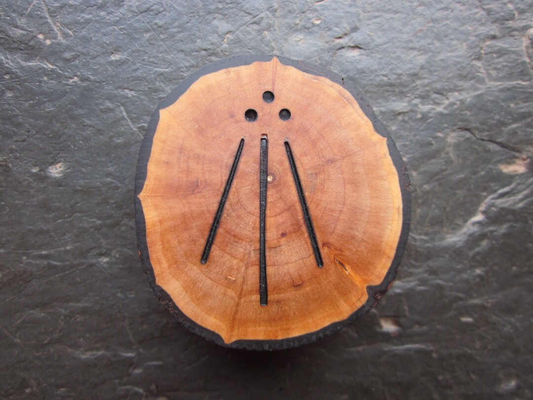 Natural Wood Talisman for Altar or Pocket - Willow - Double-sided With ...