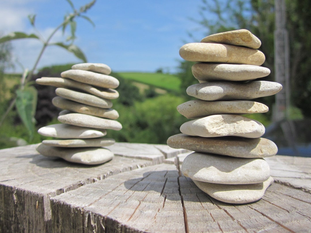 Unique Stacking Stones - Set of Nine - Mindfulness, Meditation - With ...