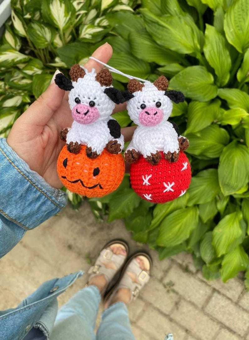 Christmas Crochet Pattern, Cow Crochet Pattern, Cow Amigurumi - Etsy