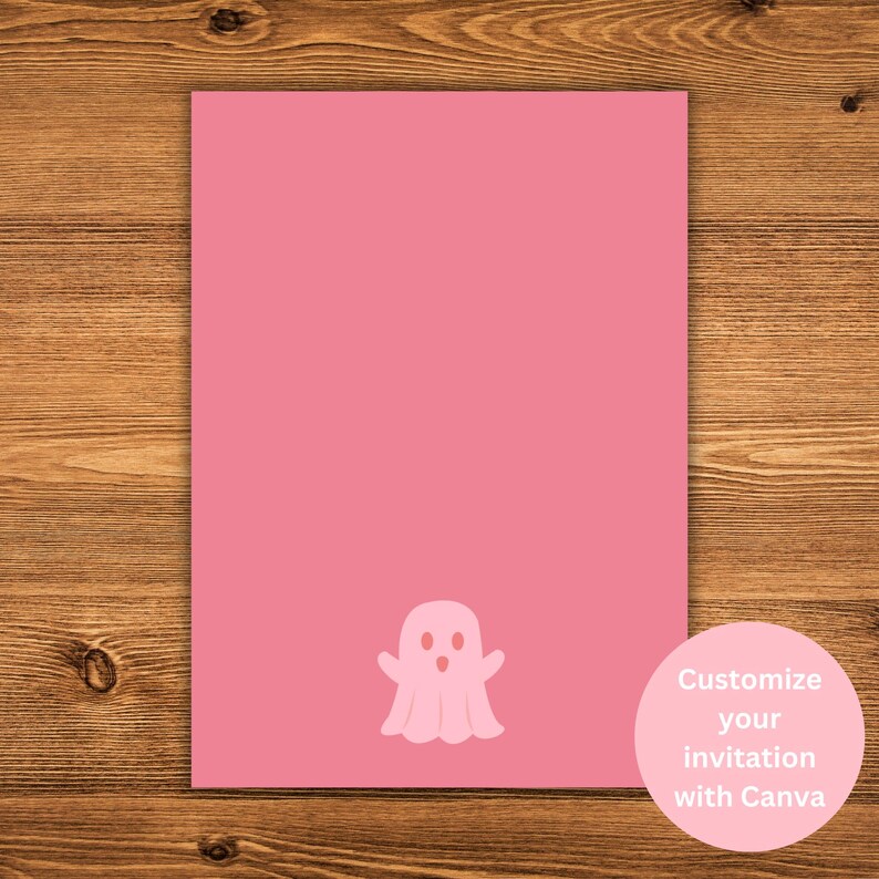 Oh Hey Boo! Girly Pink Halloween Invitation - Etsy