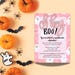 Oh Hey Boo! Girly Pink Halloween Invitation - Etsy