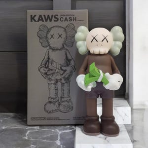 KAWS Inspired Money Bearbrick Figure, Hypebeast Wealth Statue, Luxury ...