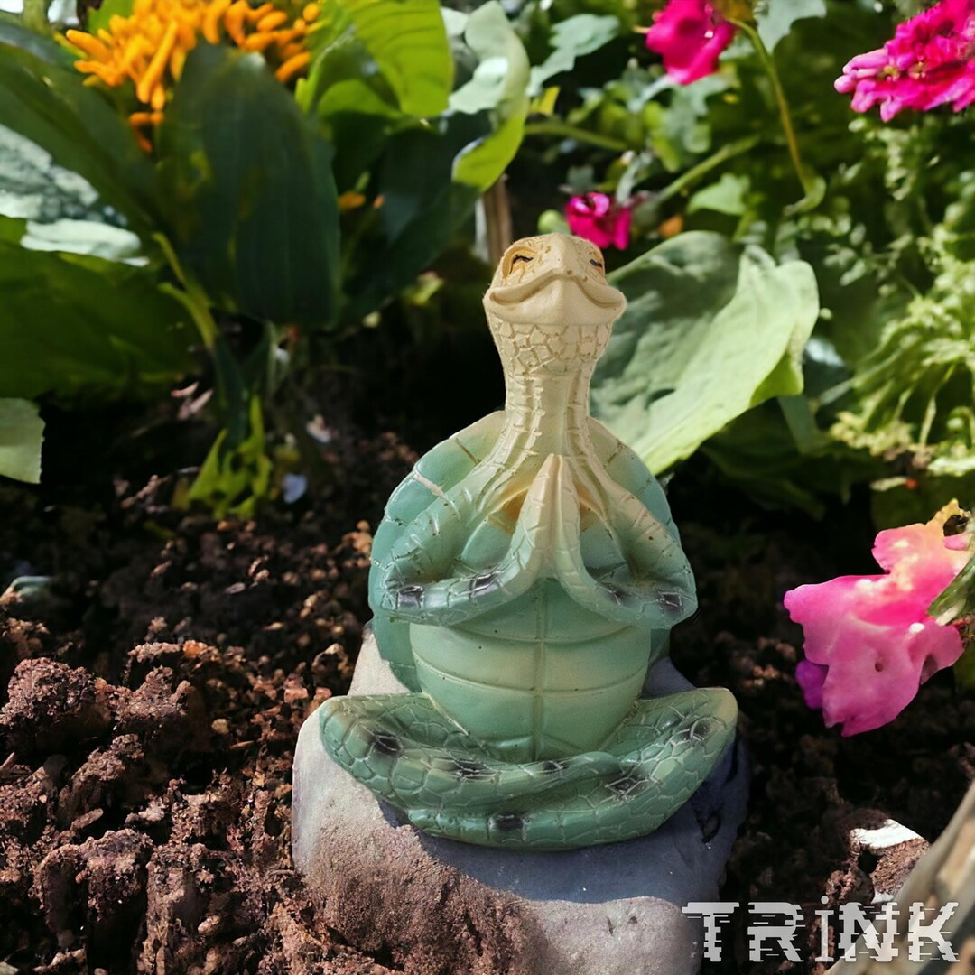 Sea Turtle Statue Garden Home, Calming Anti-anxiety Zen Meditating ...