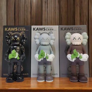 KAWS Inspired Money Bearbrick Figure, Hypebeast Wealth Statue, Luxury ...