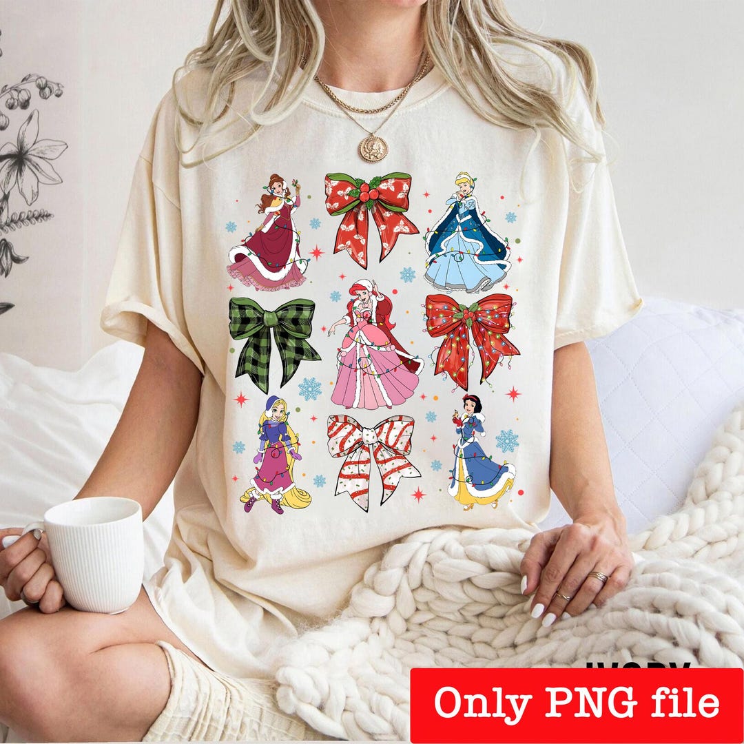 Disney Princess Christmas Png, Disney Christmas Png, Christmas Png ...