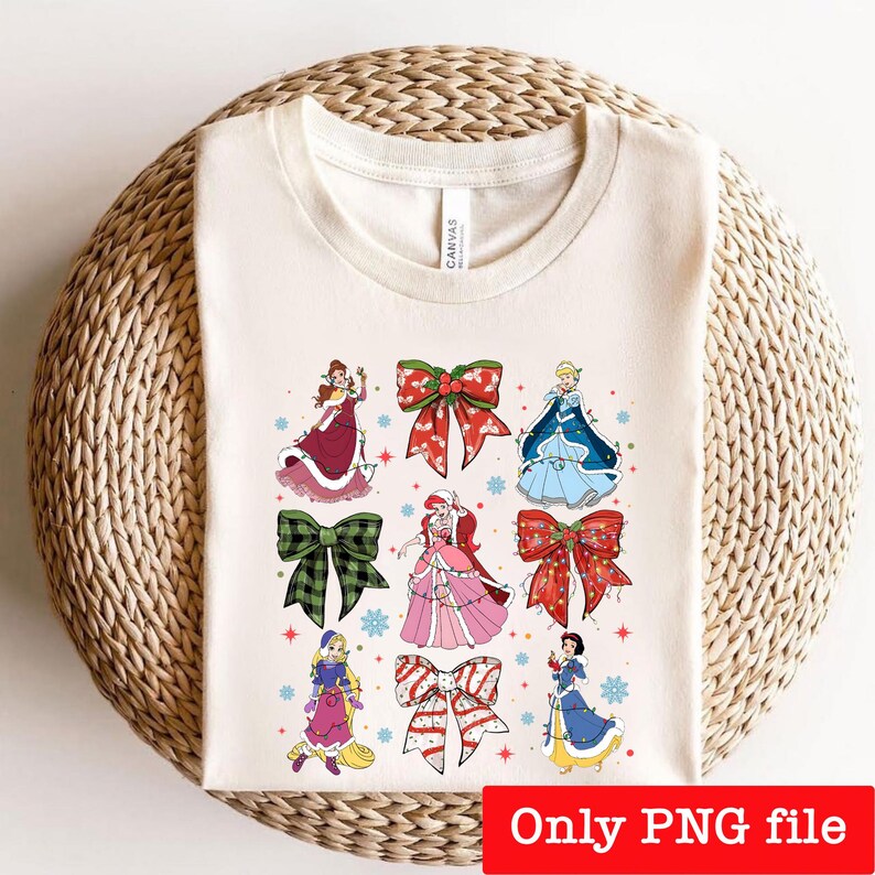 Disney Princess Christmas Png, Disney Christmas Png, Christmas Png ...
