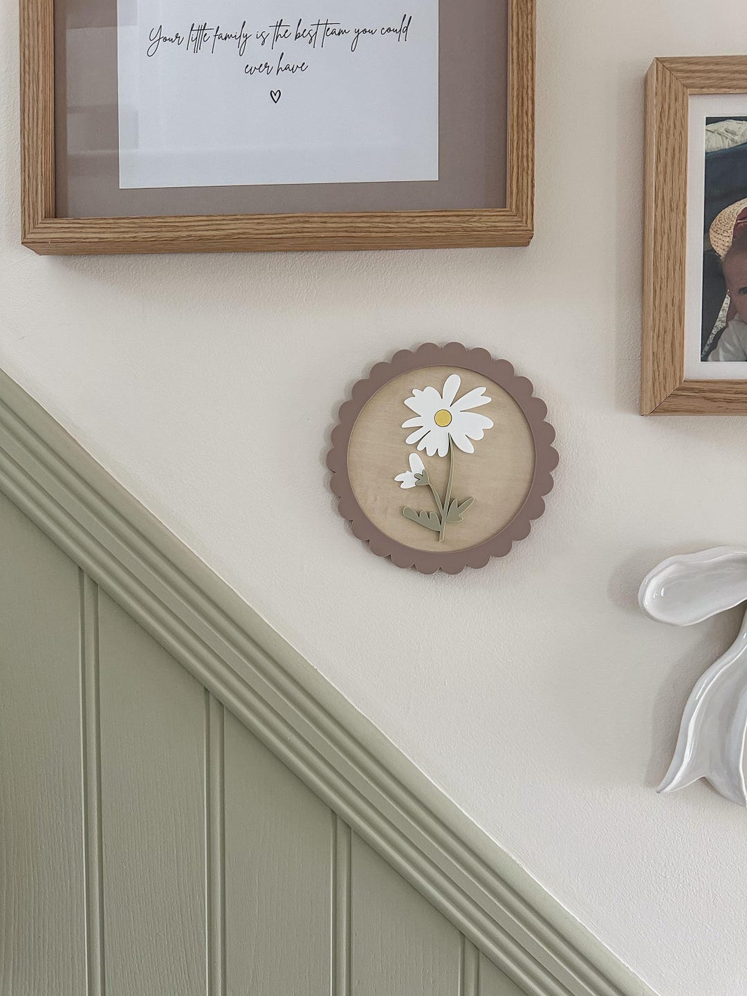 Daisy Picture Frame, Daisy Frame, Wall Art, Flower Wall Decor, Daisy ...