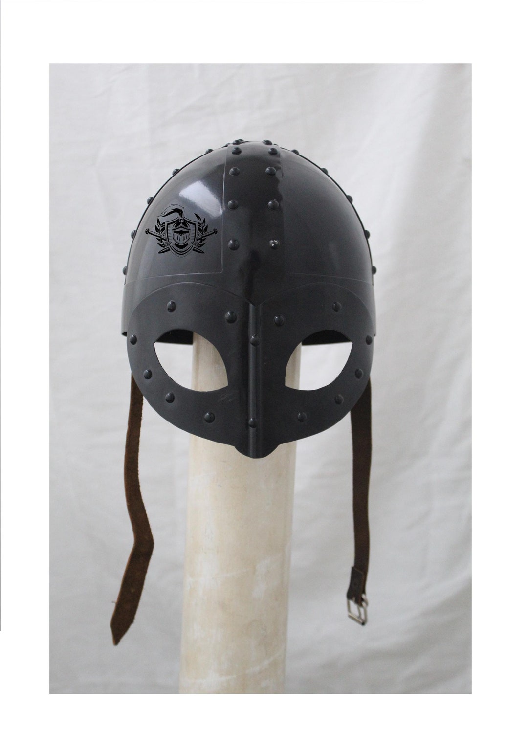 Viking Mask Helmet 18 Gauge Mild Steel Black Finish Viking Helmet ...