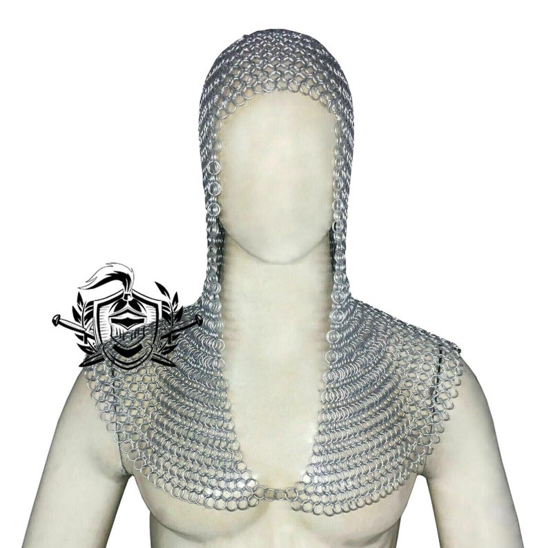 Chain Mail Skirt Women's Chainmail Bra & Skirt Bikini Set - Silver ...