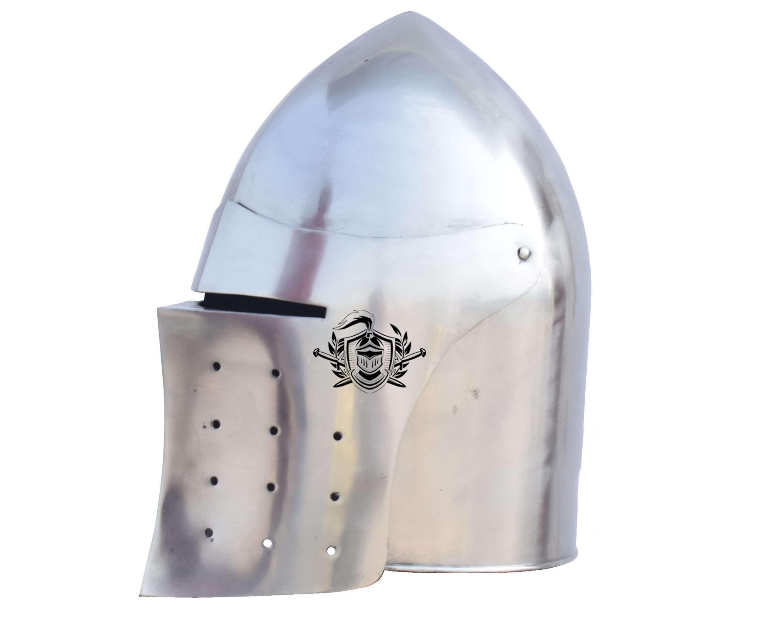 Medieval Bascinet Griffin Helmet: Mild Steel Reenactment Armor - Etsy