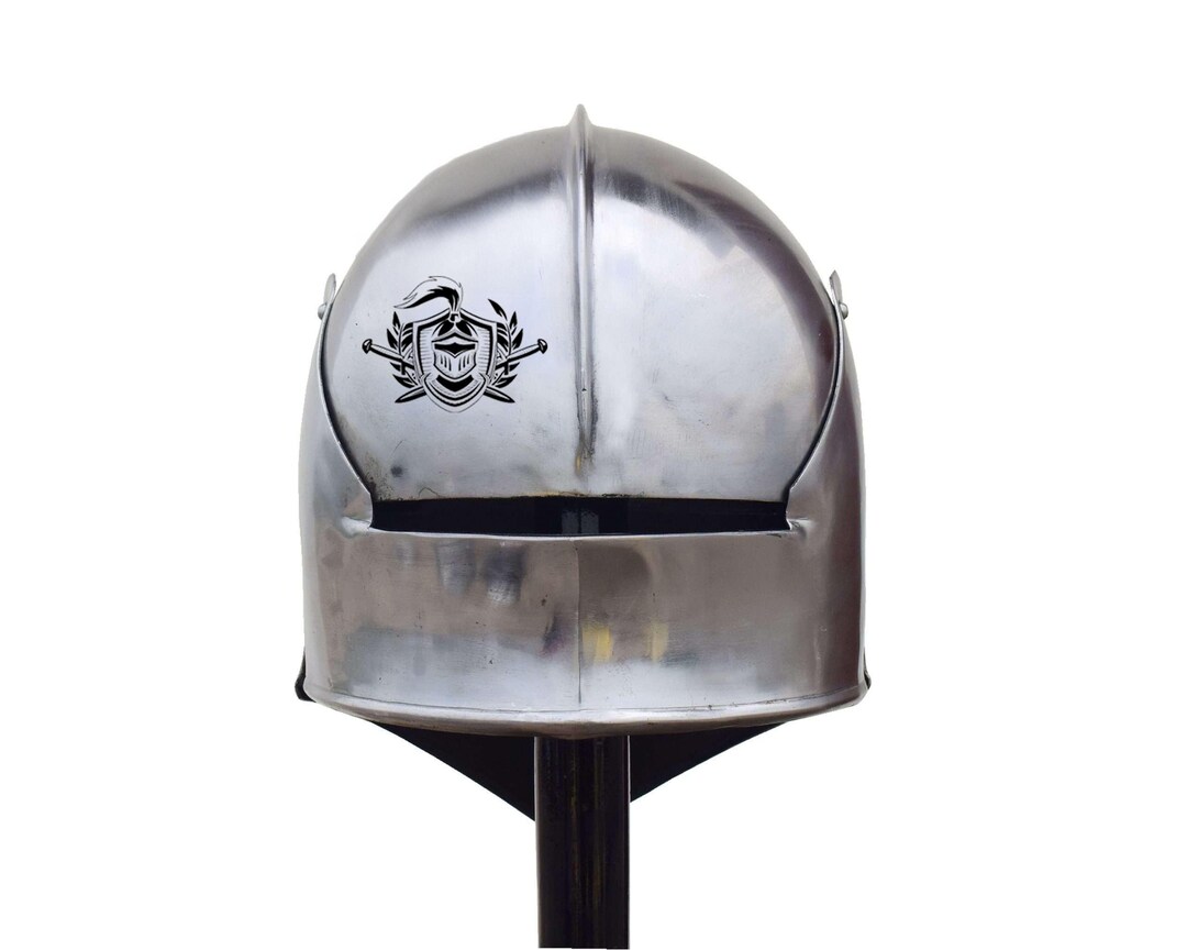 Medieval Gothic Sallet Helmet, Mild Steel Medieval Sallet Helmet for ...