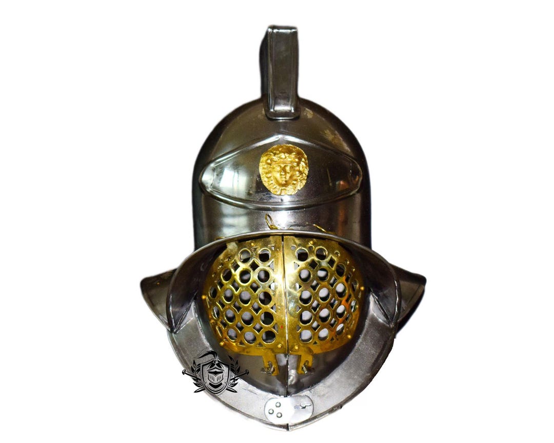 Gladiator Murmillo Helmet Type 2 Made by Mild Steel Murmillo Gladiator ...