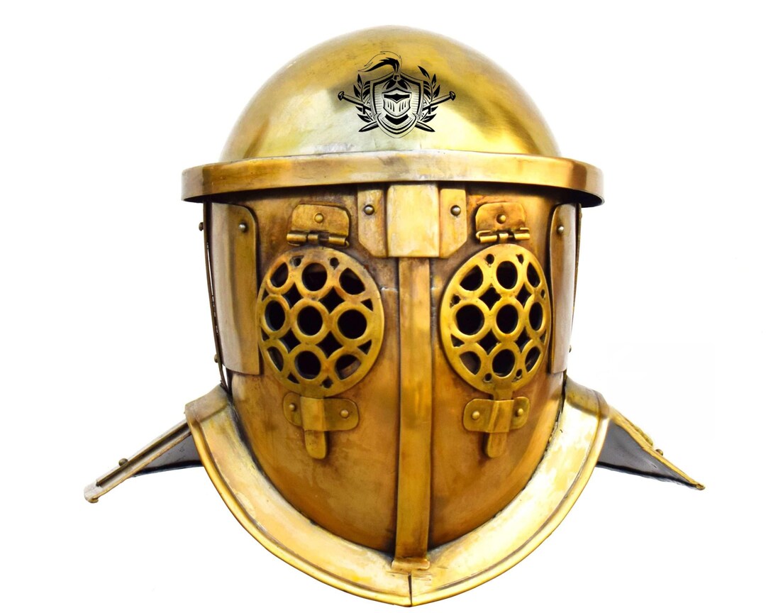 Provocator Helmet Type 1 Mild Steel Gladiator Helmet With Brass ...