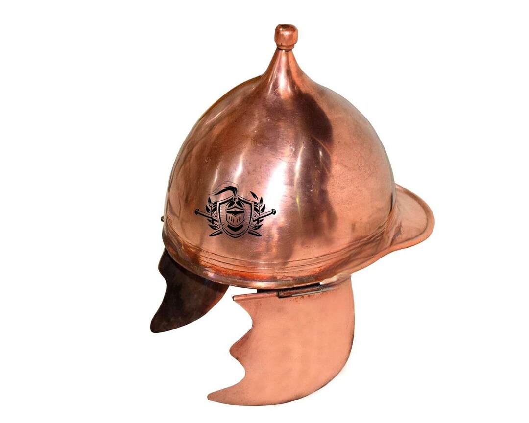 Roman Bronze Montefortino 18 Gauge Helmet for Larp, Cosplay ...