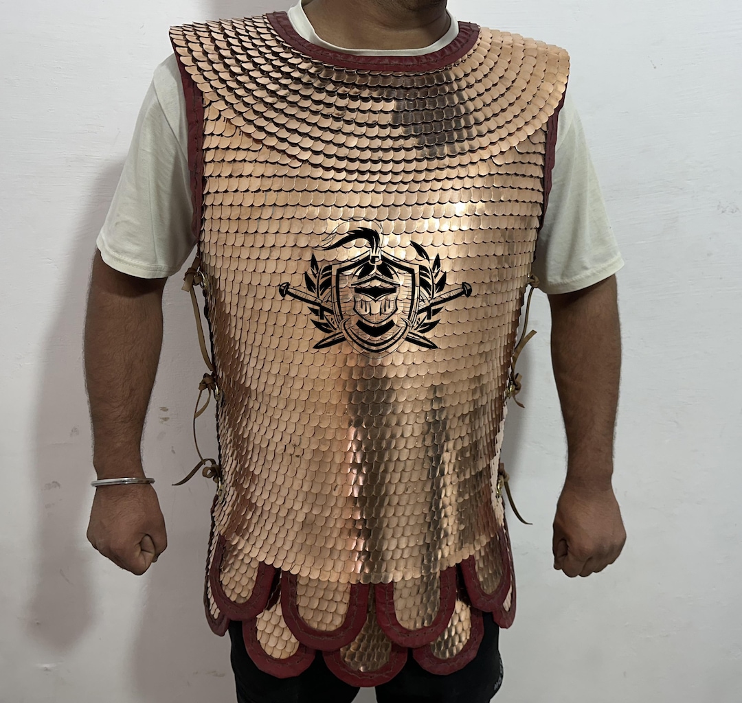 Bronze Roman Scale Armor: Squamata LARP Reenactment Costume - Etsy