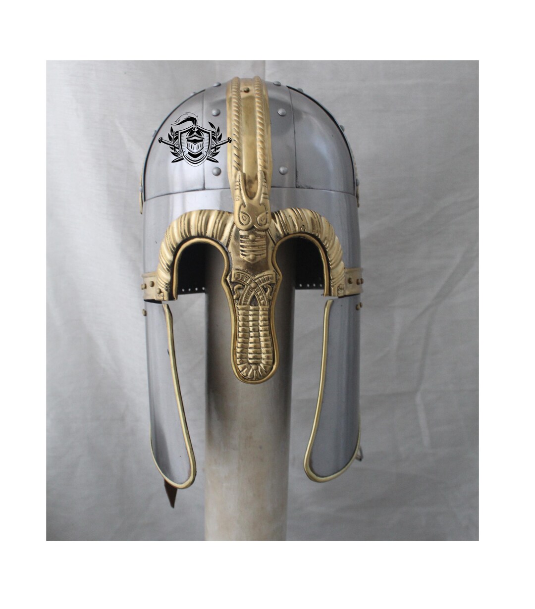 Coppergate Viking Helmet | Made by 18 Gauge Mild Steel, Brass | for ...