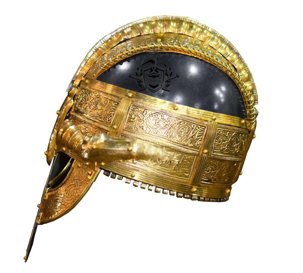 SCA Vendel Helmet Viking 16 Gauge Helmet for Larp & Reenactment Armor ...