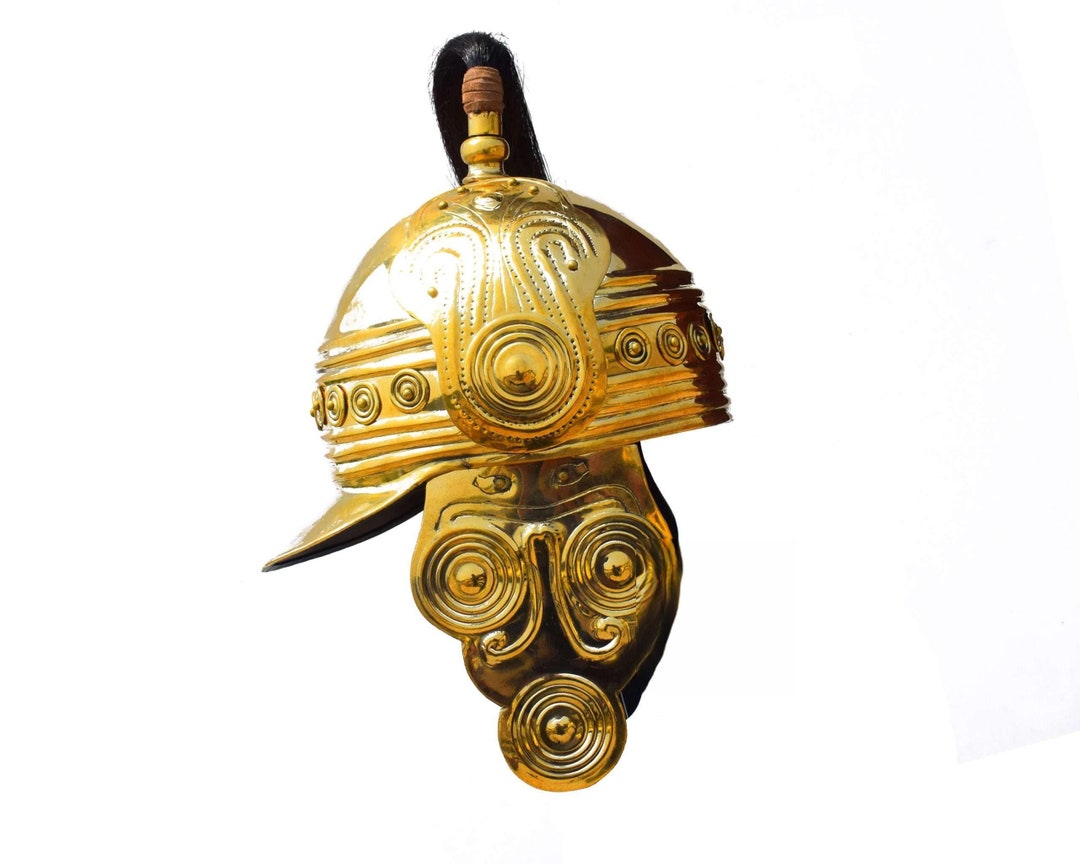 Roman Celtic Helmet 300 BC. 18 Gauge Made by Brass Celtic Helmet for ...