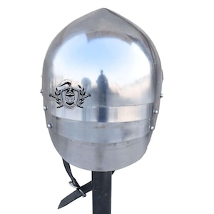 Medieval Gallowglass Warrior 18 Gauge Mild Steel Gallowglass Helmet for ...