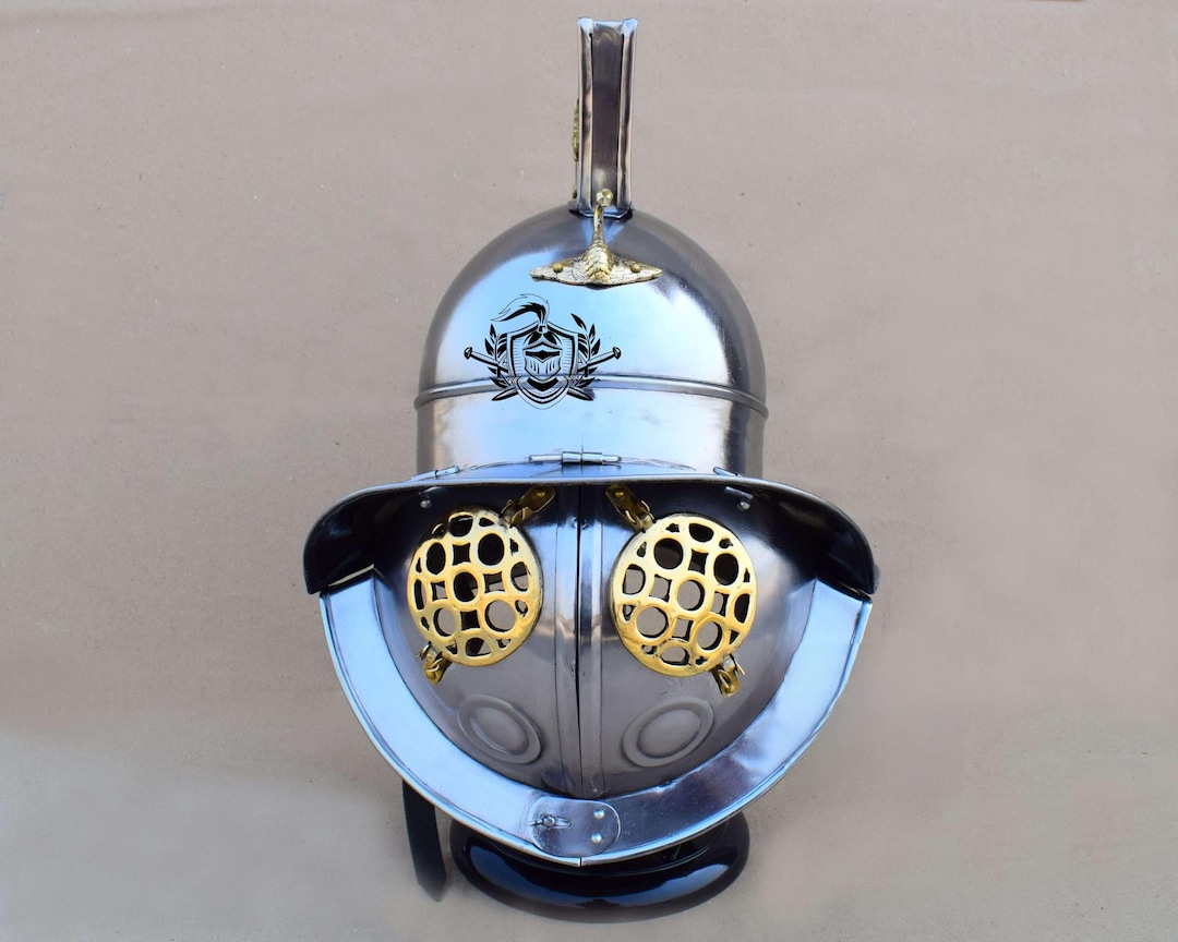 Thracian Gladiator Helmet Made by Mild Steel for Larp, Cosplay ...