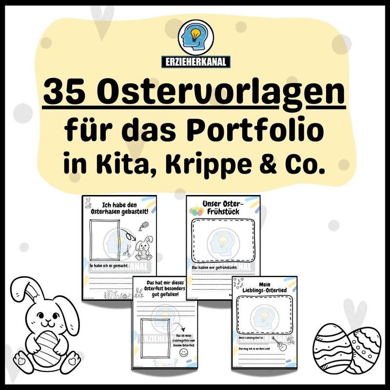 Portfolio vorlagen ostern - Etsy.de
