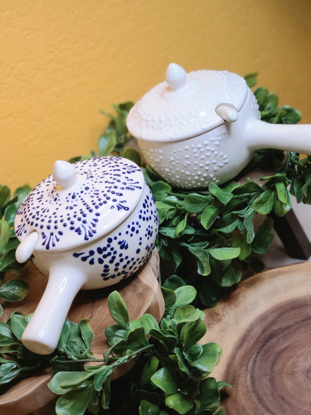 Talavera Inspired Salsa Bow- Handmade Mexican Salsa Bowl - Salsa Server ...